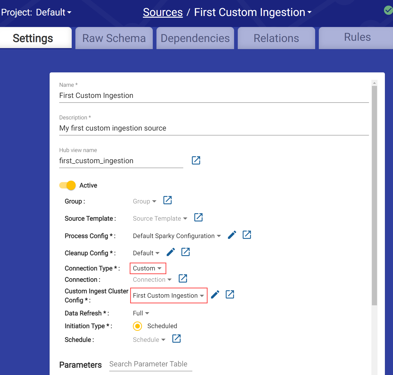 Setting Up Custom Processes for Automatic Processing – DataForge