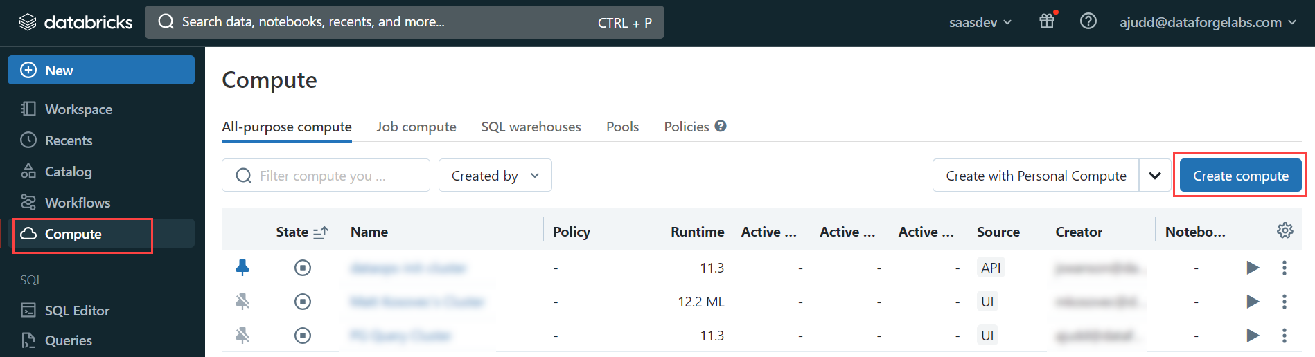 Setting up a Cluster to run Custom Notebooks – DataForge