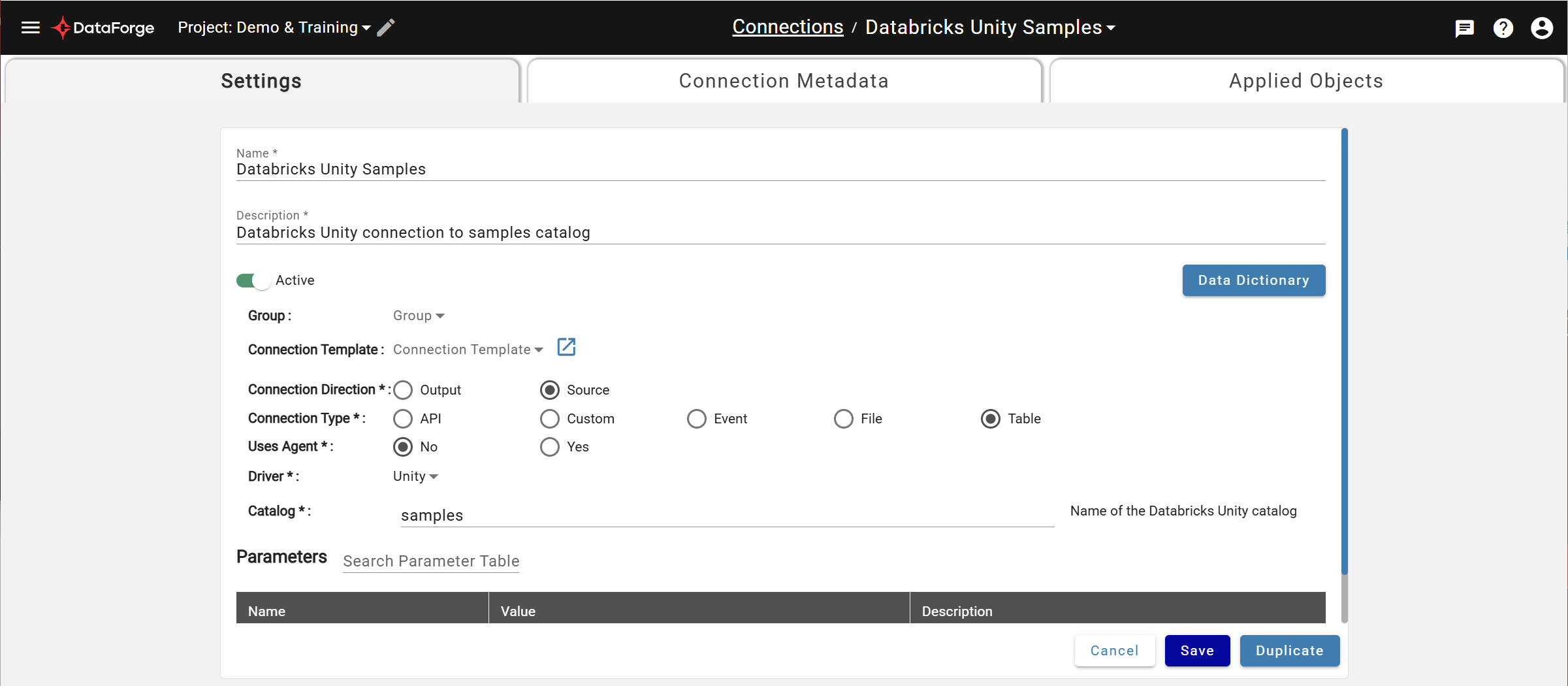 Navigation and Interface – DataForge