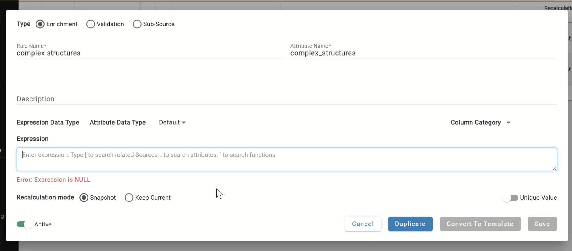 Complex Data Types – DataForge